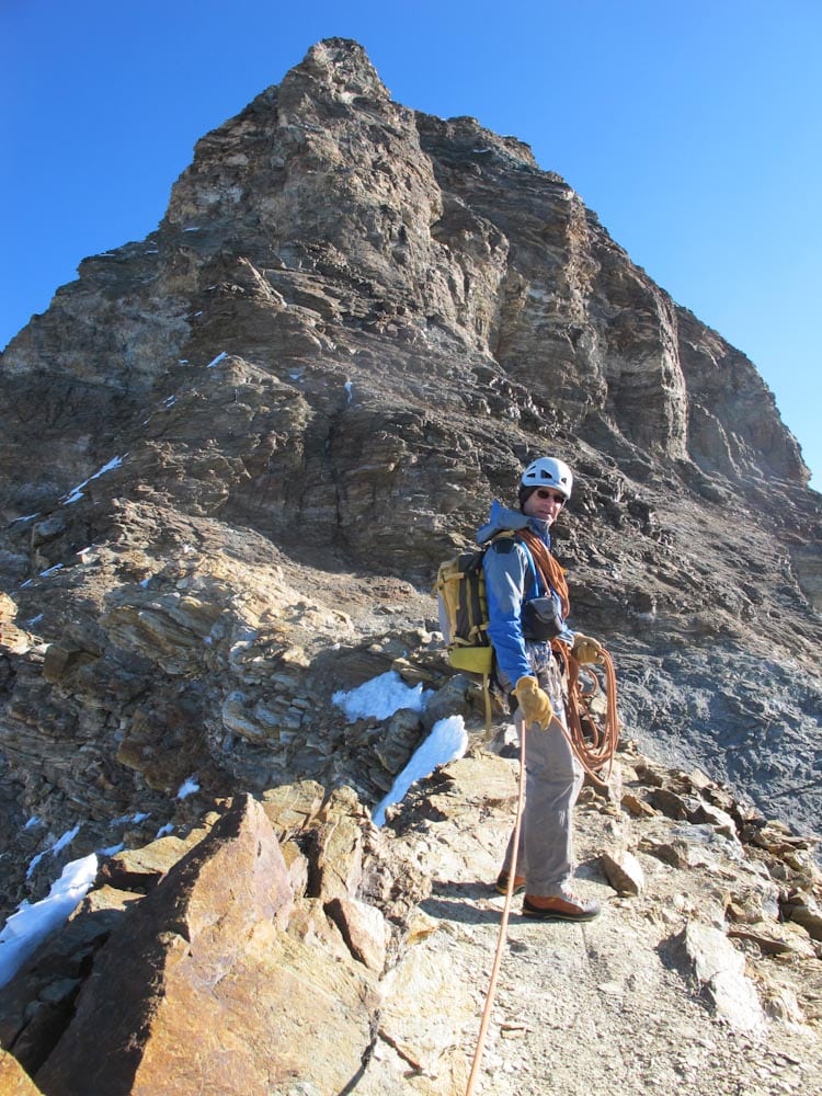 Ascending Matterhorn via Hornli Ridge. 6-day trip. IFMGA leader