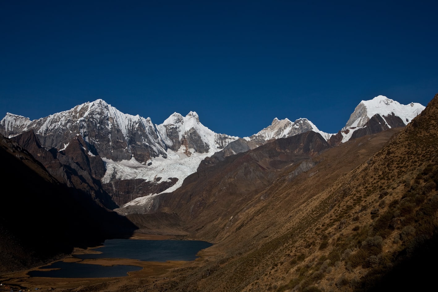 Huayhuash hike, classic route. 10-day trip. AGMP leader