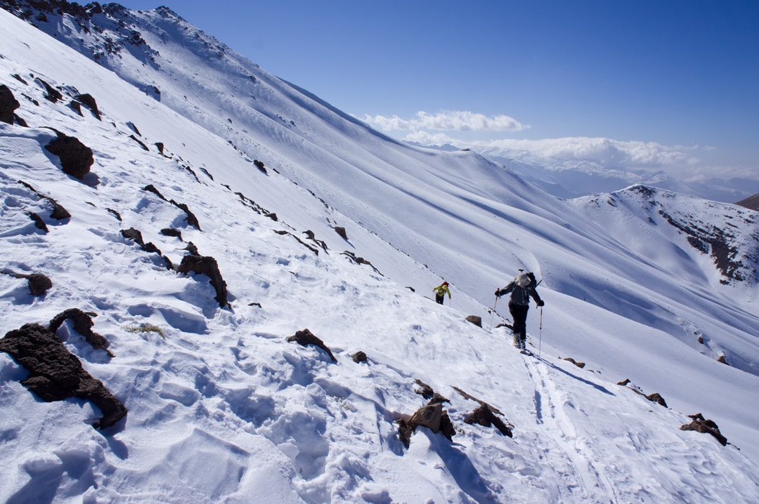 Ski touring in the Atlas, Morocco. 7-day trip. IFMGA/UIAGM leader