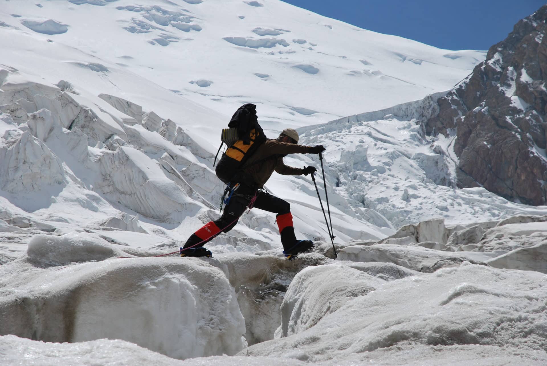 Climbing Lenin Peak in Pamir. 21-day trip. KMGA leader