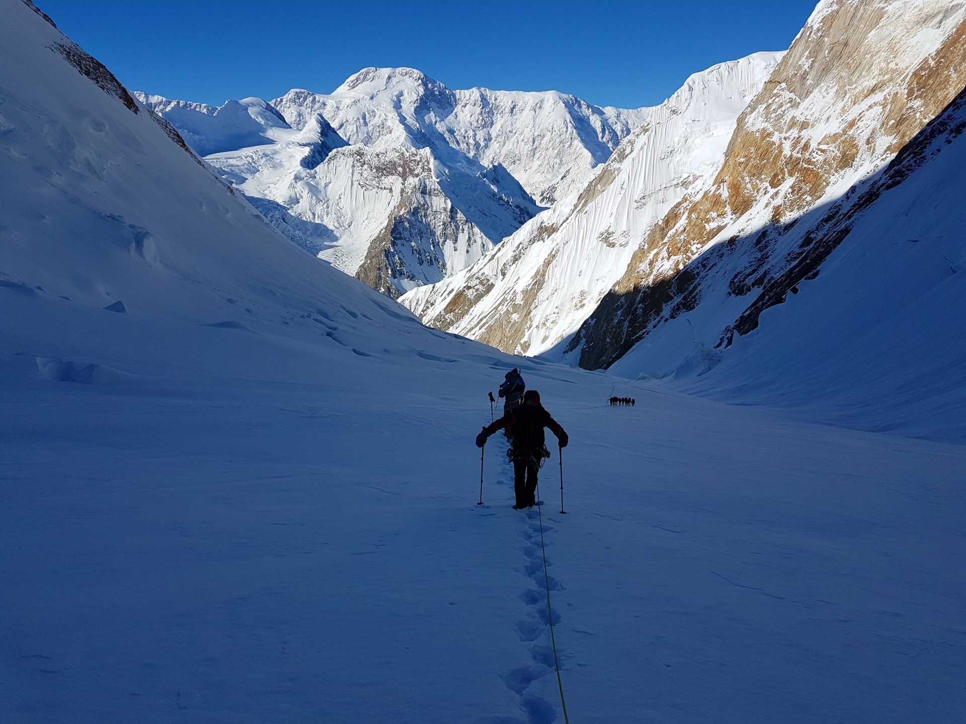 Pobeda Peak guided climbing expedition. 27-day trip. IFMGA leader