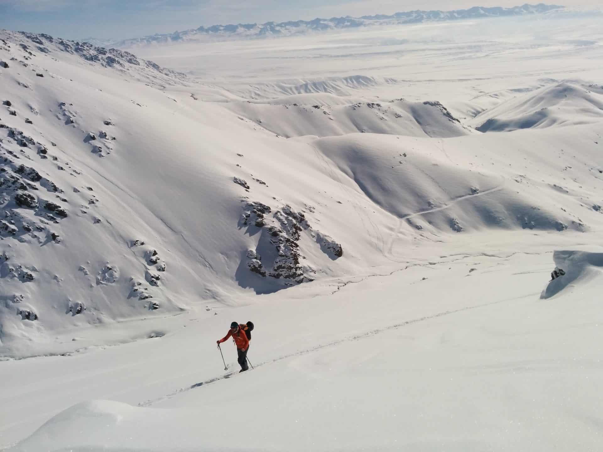 Suusamyr Valley 6 Day Guided Ski Tour. 6-day trip. KMGA leader