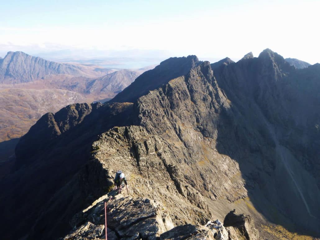 Hiking and climbing the Cuillin Ridge, Isle of Skye. 2-day trip. AMI ...