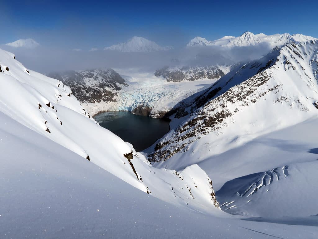 Svalbard ski tour and sail guided program. 8-day trip. Certified leader