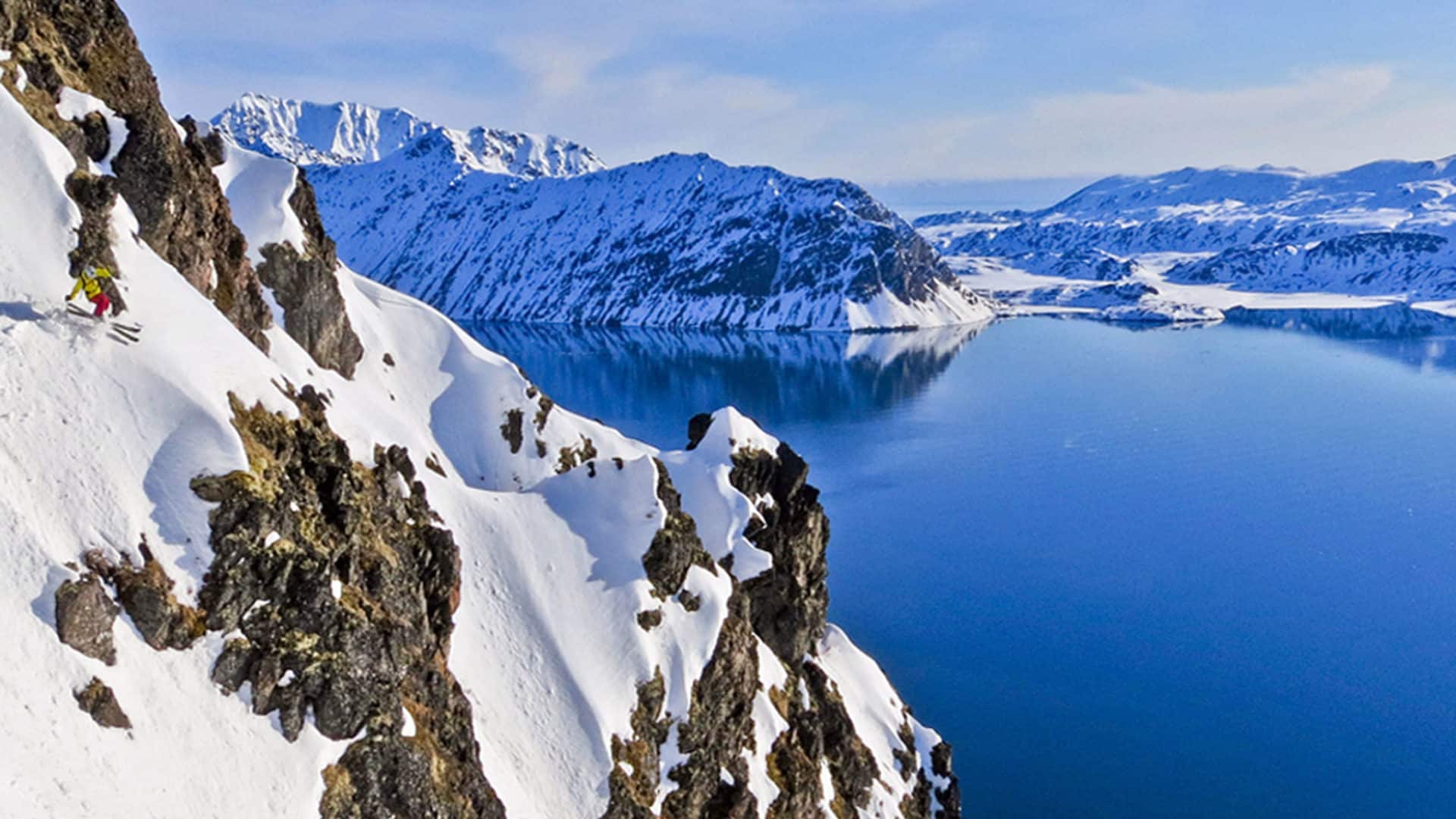 Svalbard ski tour and sail guided program. 8-day trip. IFMGA leader