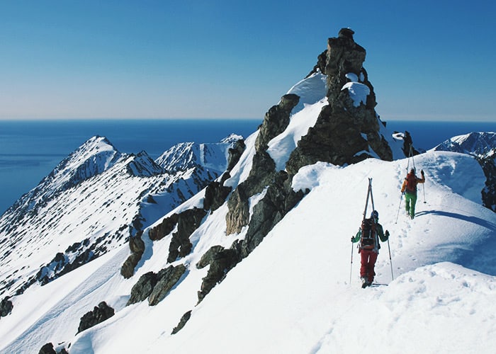 Svalbard ski tour and sail guided program. 8-day trip. IFMGA leader