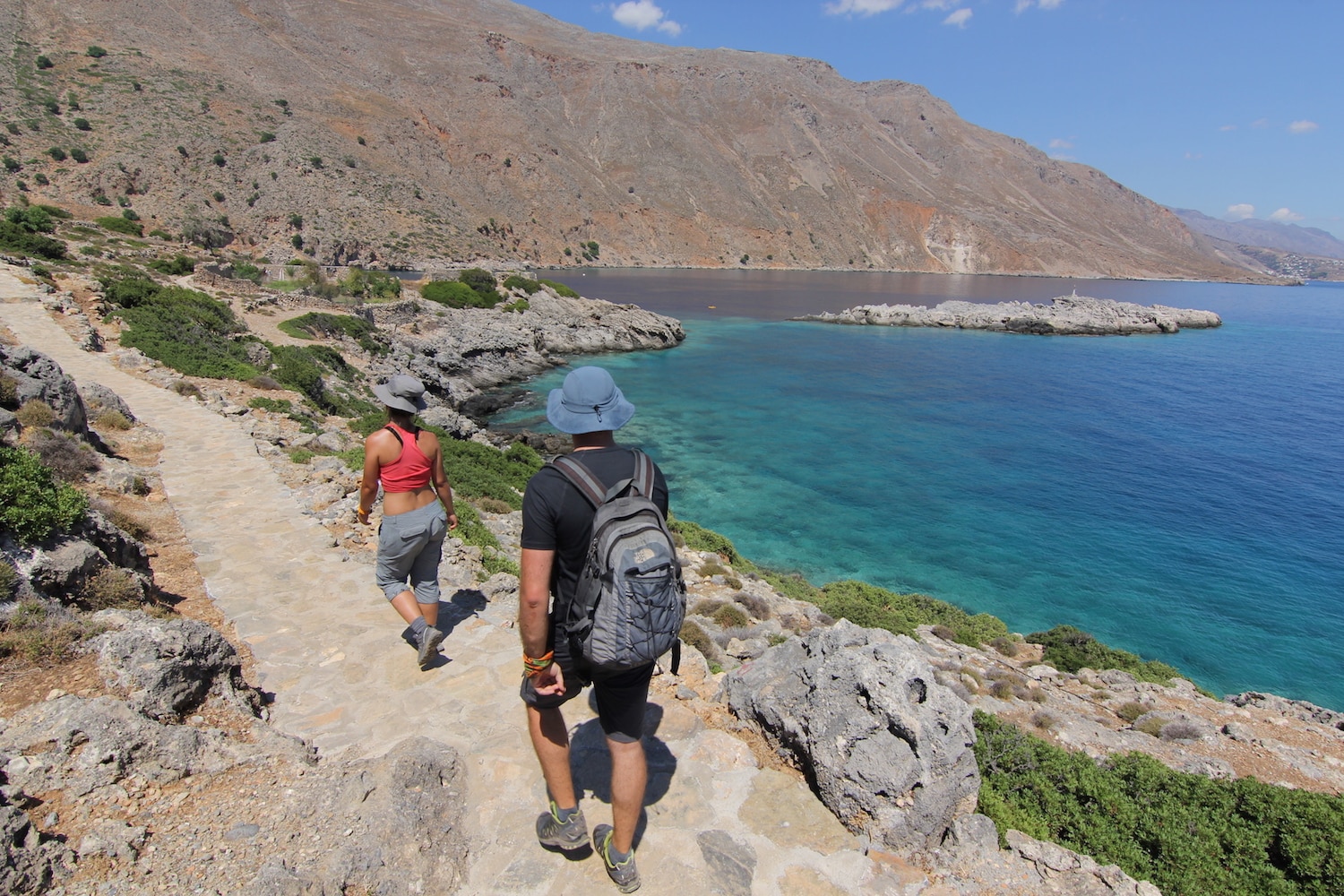 7-day hiking trip in the White Mountains of Crete. 7-day trip. IFMGA leader