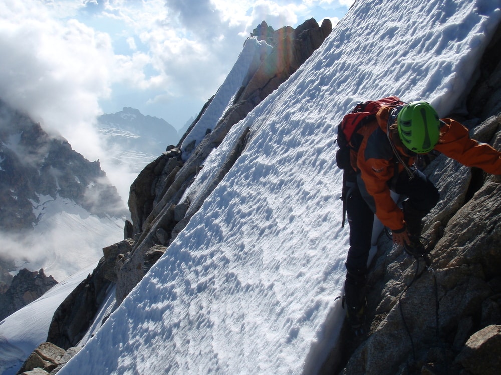 Eiger Mittellegi ridge guided ascent. 2-day trip. IFMGA/UIAGM leader
