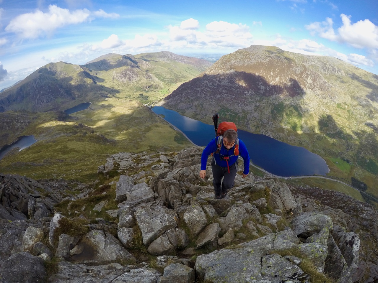 North Ridge of Tryfan scrambling day in Snowdonia. 1-day trip ...