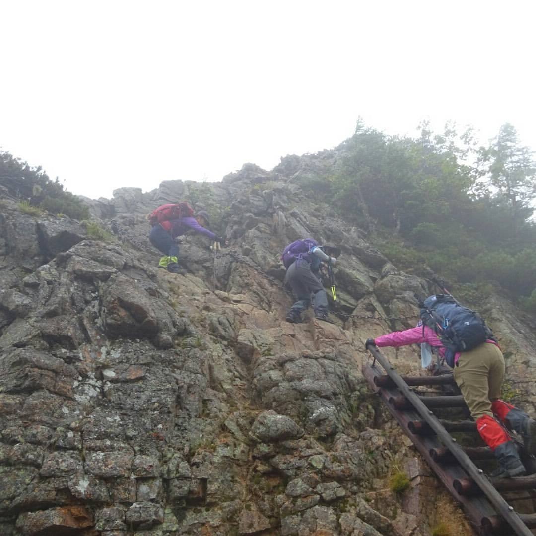 North Japan Alps panoramic hiking route. 3-day trip. JMGA leader