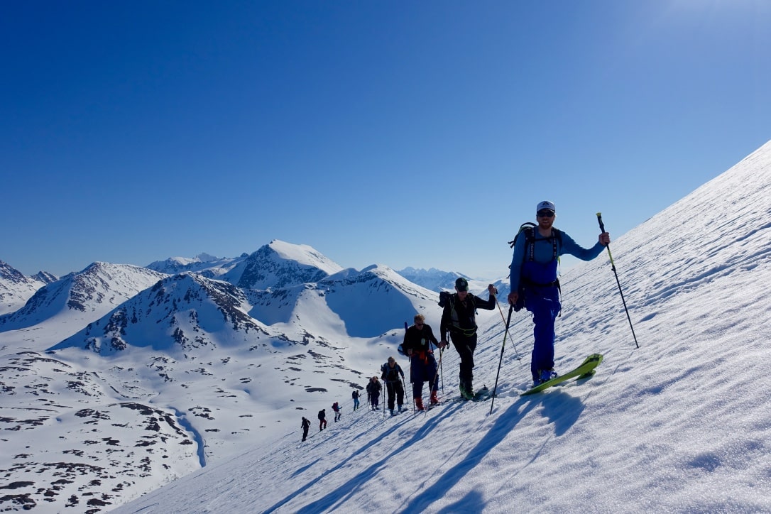 Holidays in Northern Norway: ski touring in the Lyngen Alps. Ski ...