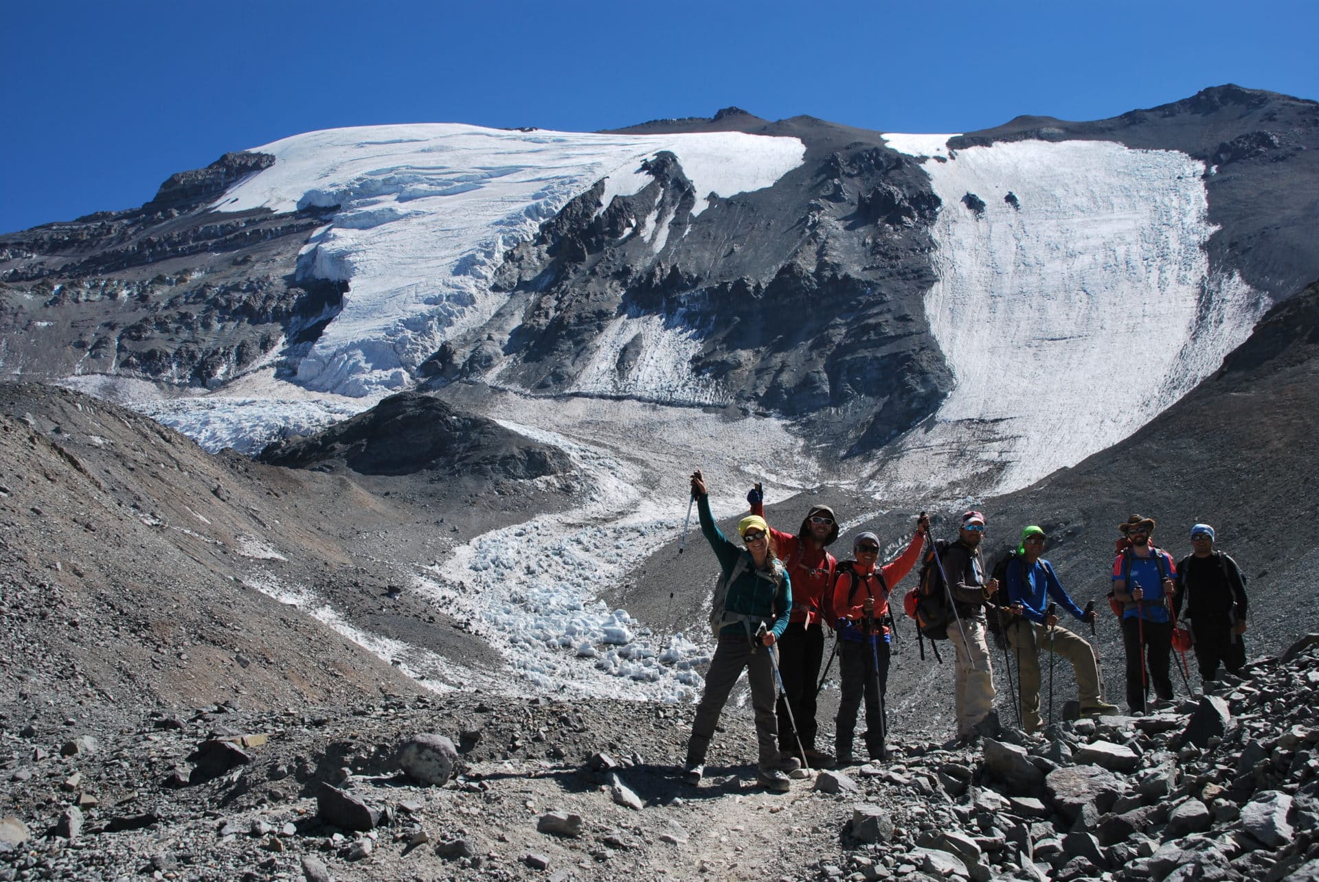 4-day Cerro El Plomo expedition. 4-day trip. Certified leader