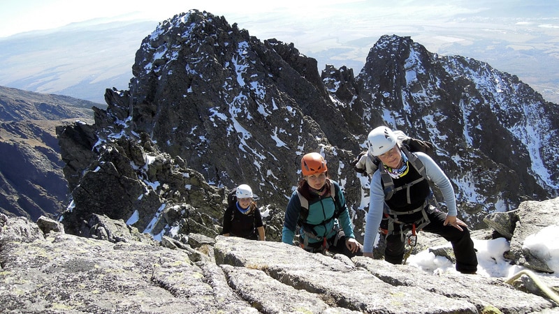 Mountain Climbing - Mount Gerlach. Mountaineering trips and summits
