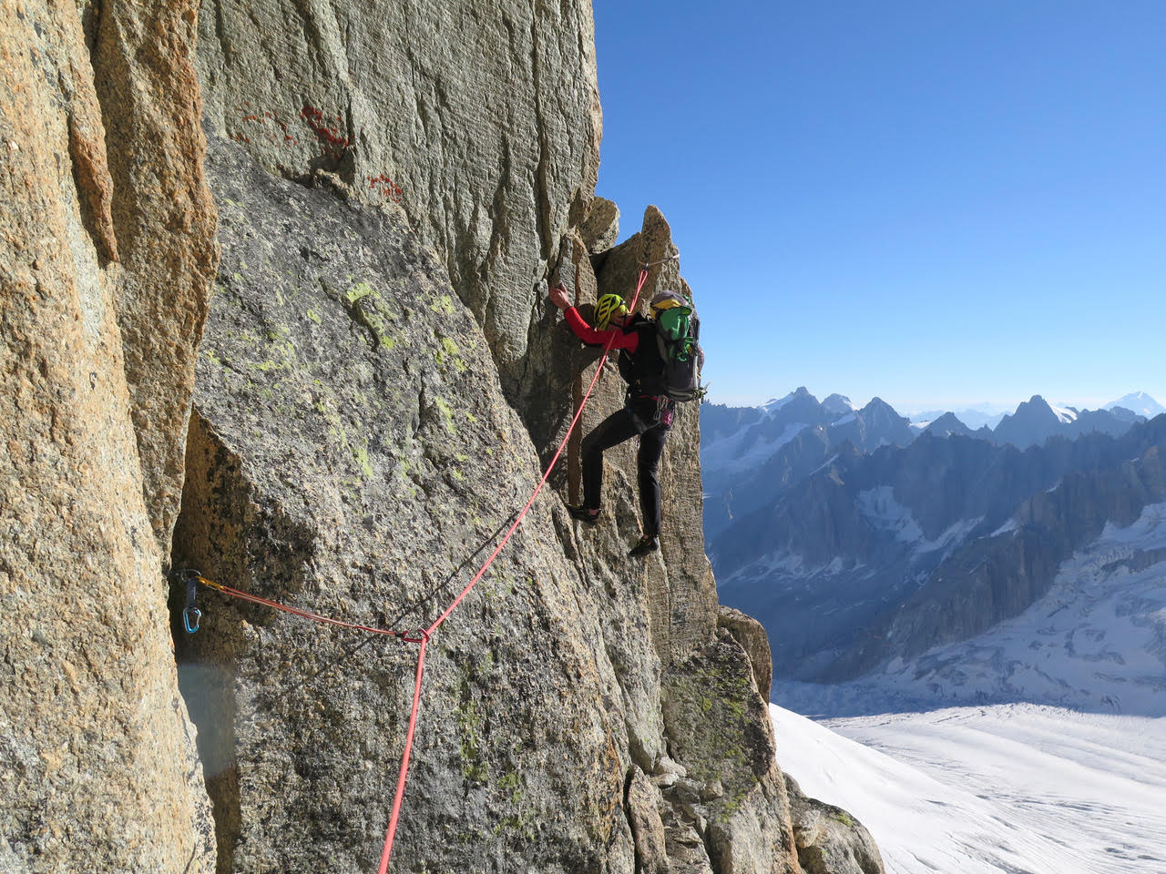 Climb Freney Pillar in Mont Blanc with a guide. 3-day trip. IFMGA leader