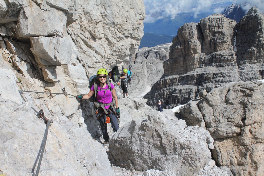 3-day hut-to-hut hiking and via ferrata in the Brenta-Dolomites. 3-day ...