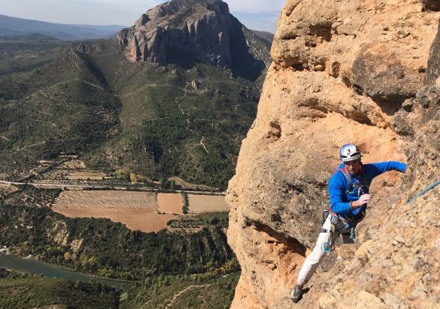 2-day Rock climbing in Mallos de Riglos in Spain. 2-day trip. AEGM leader